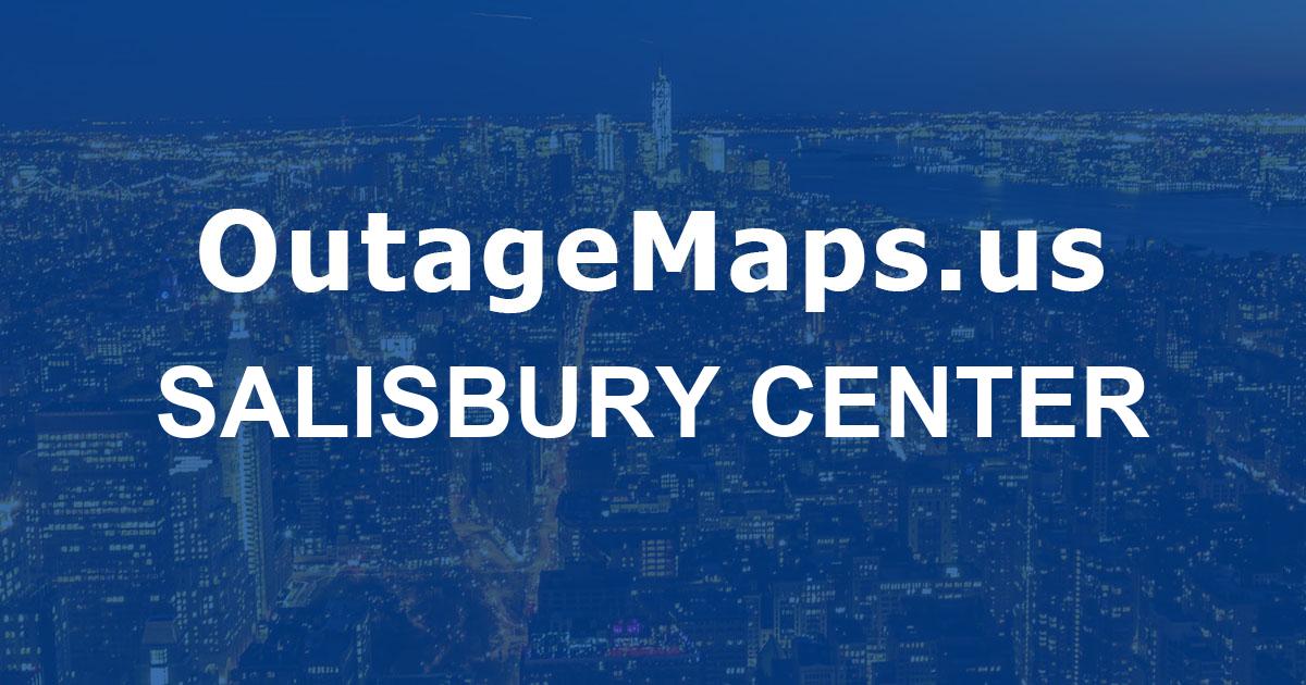 Salisbury Center Power Outages Map