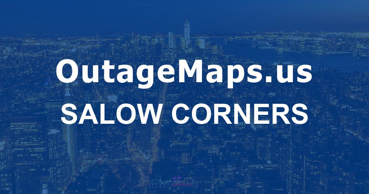 Salow Corners Power Outages Map