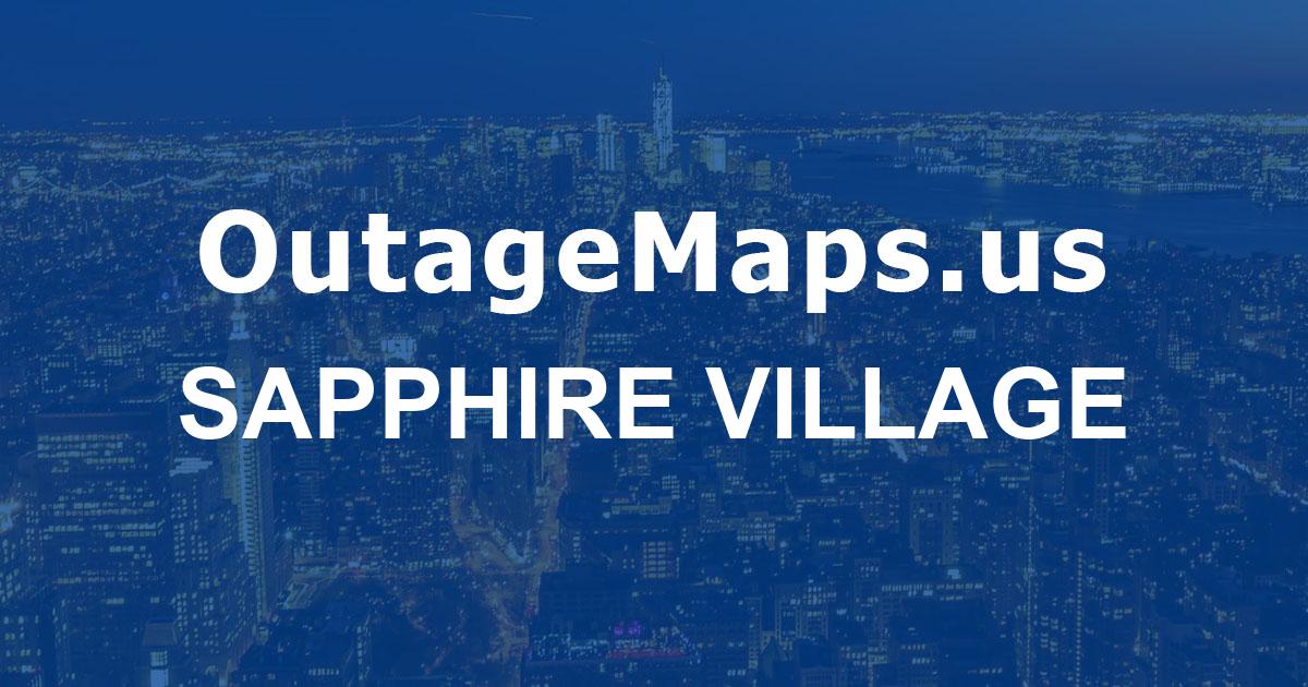 Sapphire Village Power Outages Map