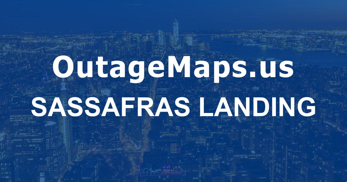 Sassafras Landing Power Outages Map