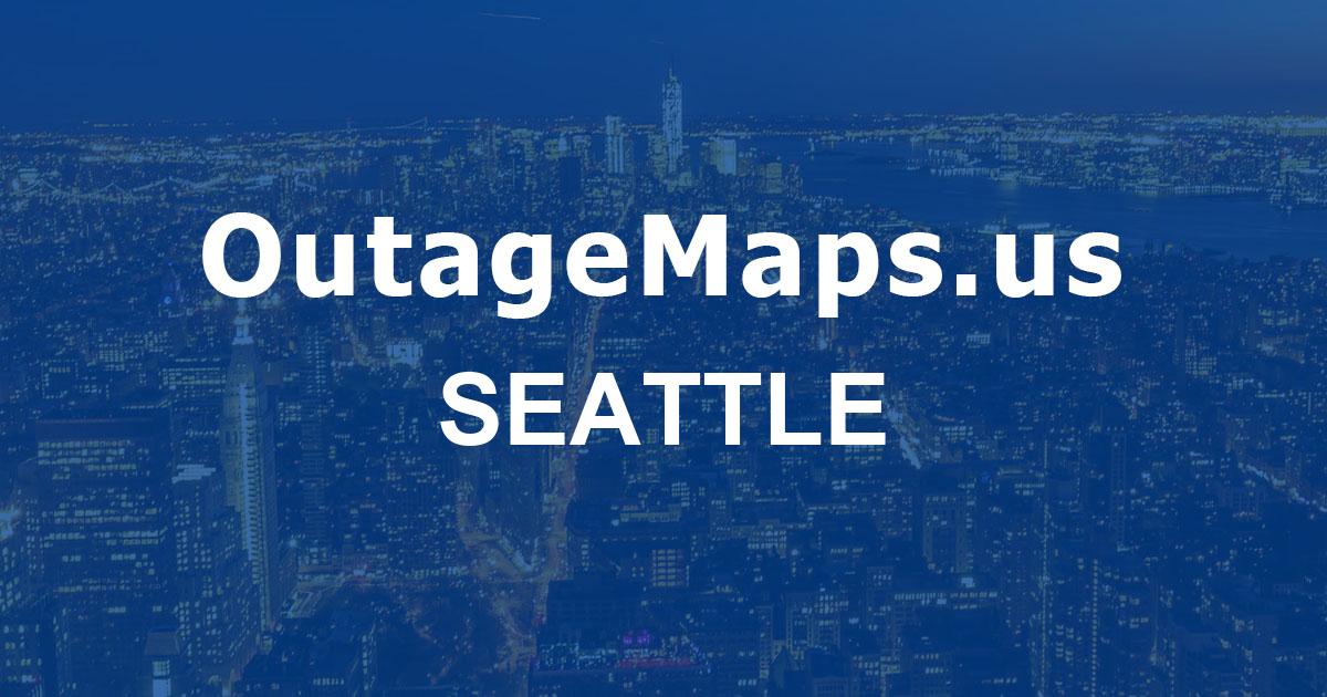 Seattle Power Outages Map