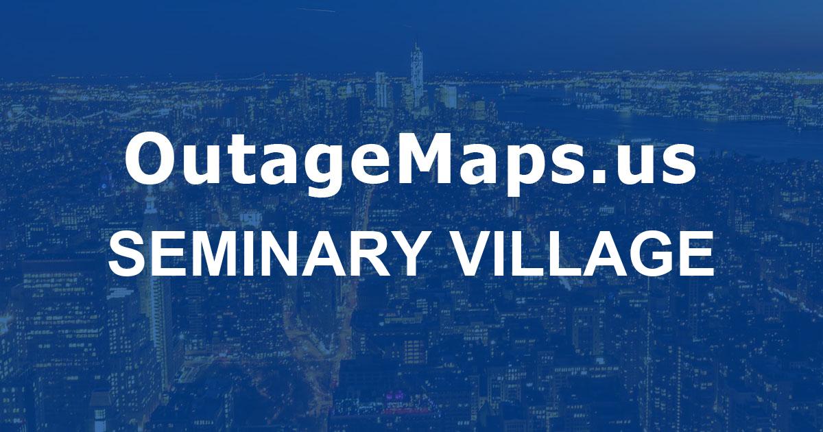 Seminary Village Power Outages Map