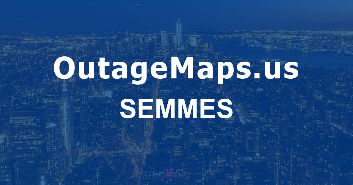 Semmes Power Outages Map