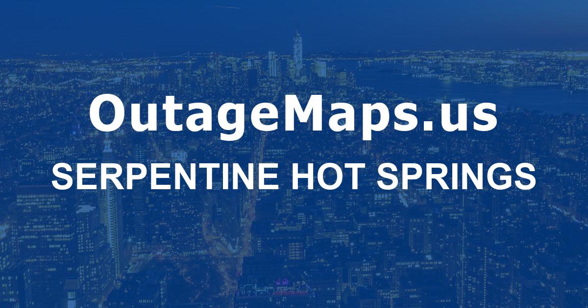 Serpentine Hot Springs Power Outages Map