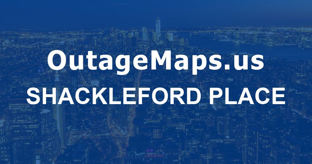 Shackleford Place Power Outages Map