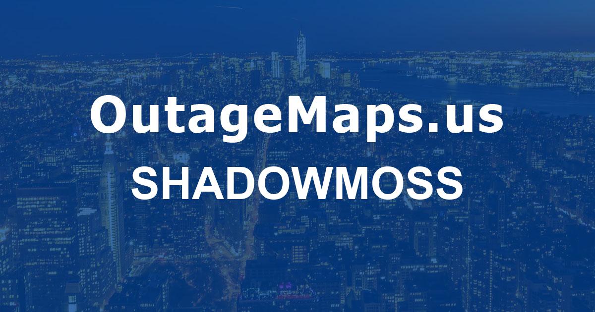 Shadowmoss Power Outages Map