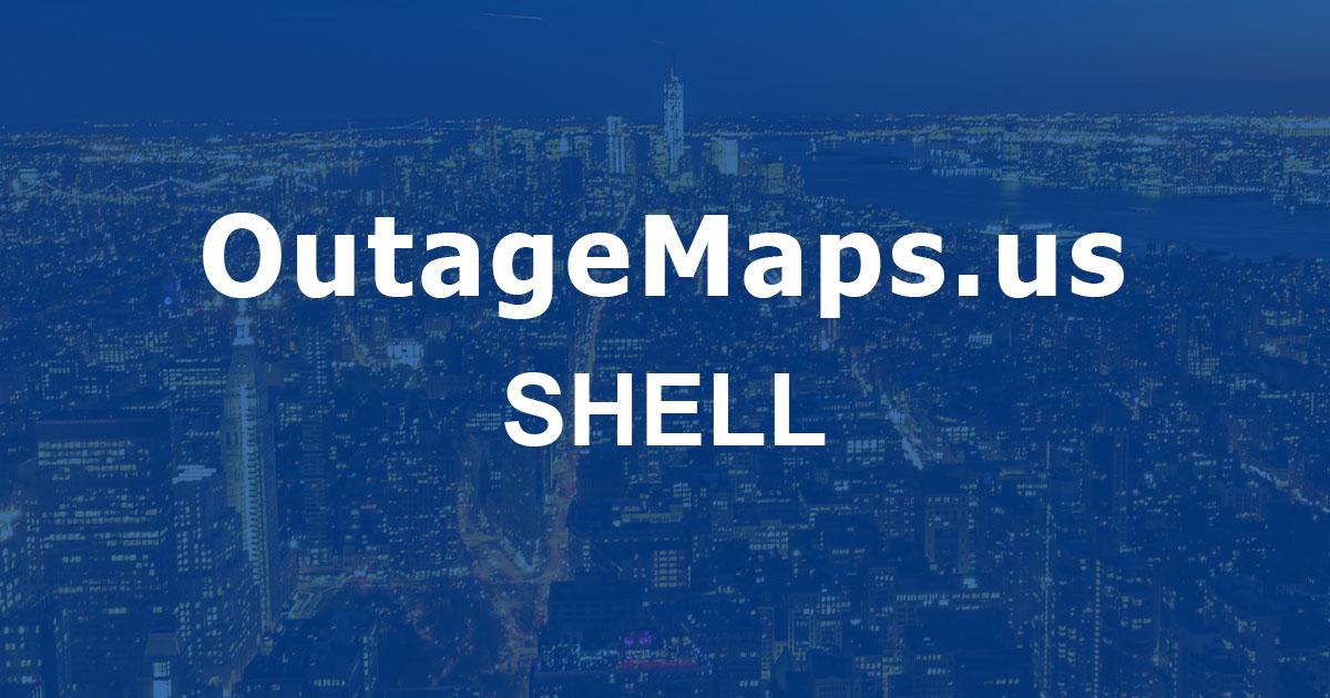 Shell Power Outages Map