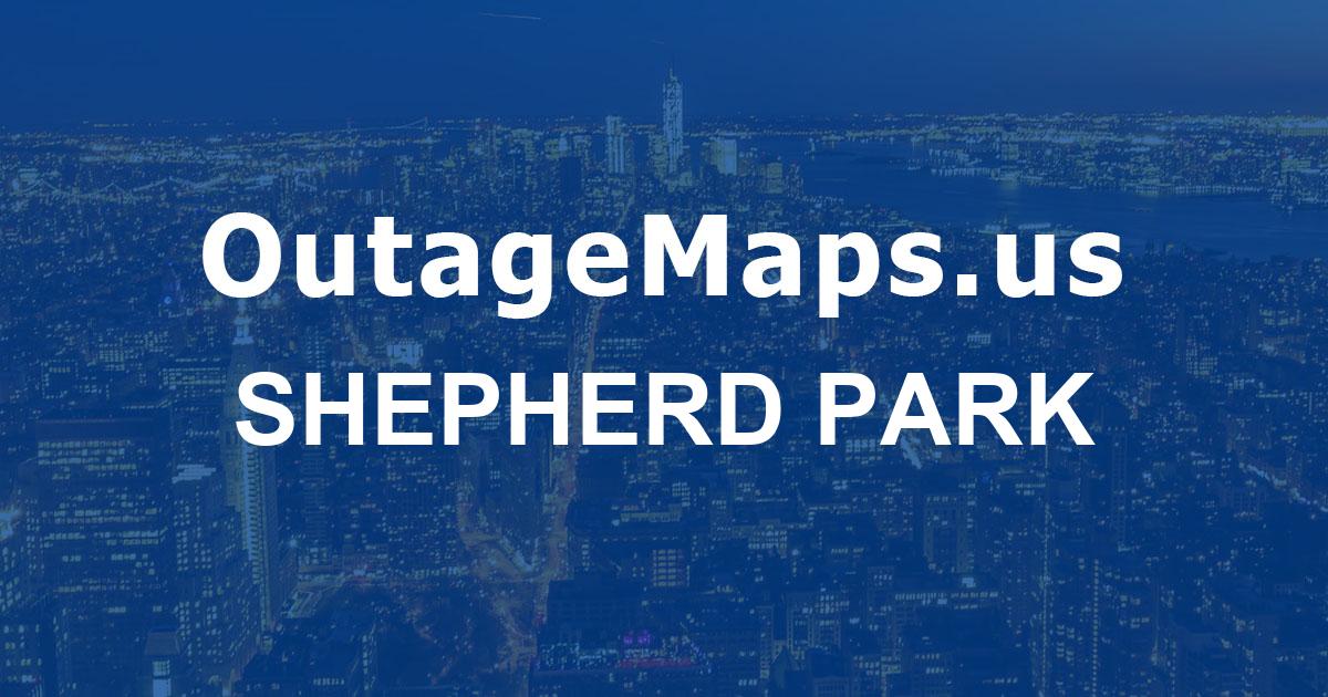 Shepherd Park Power Outages Map