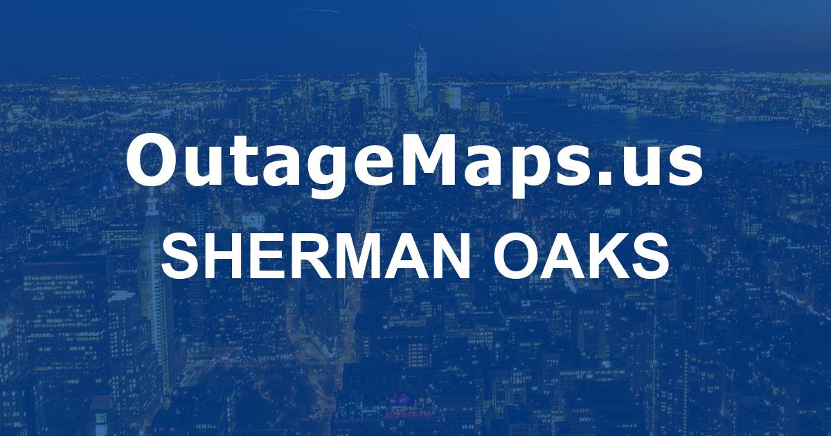 Sherman Oaks Power Outages Map