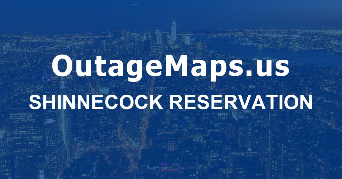Shinnecock Reservation Power Outages Map