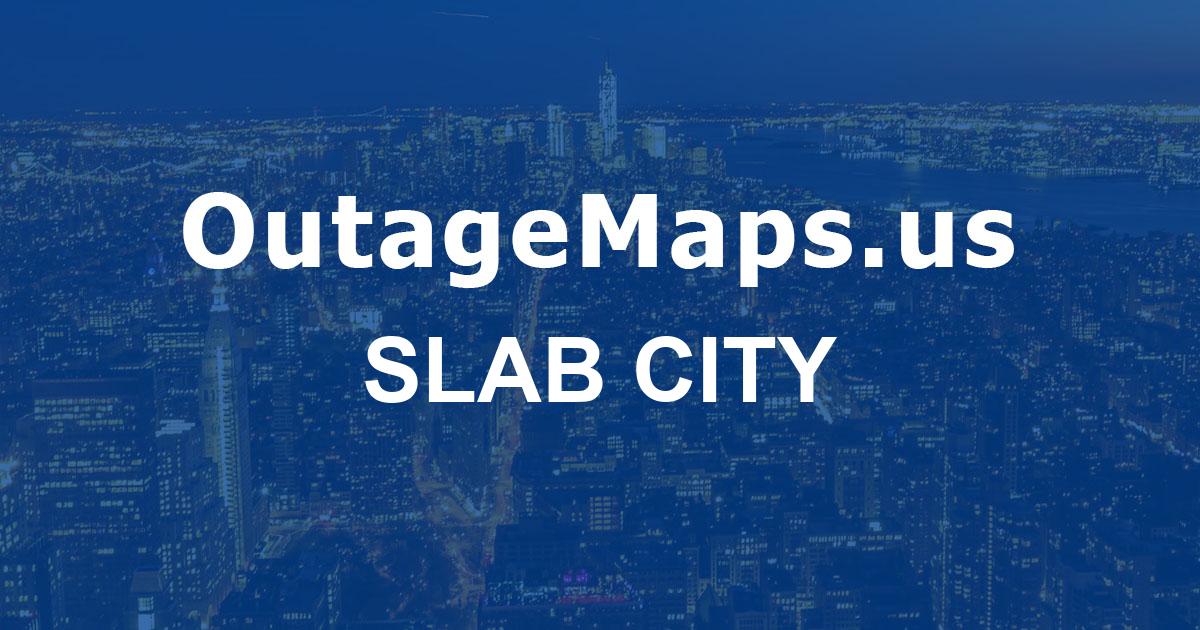 Slab City Power Outages Map