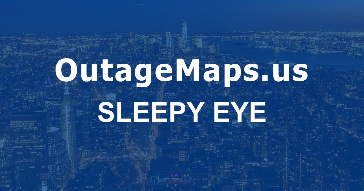 Sleepy Eye Power Outages Map
