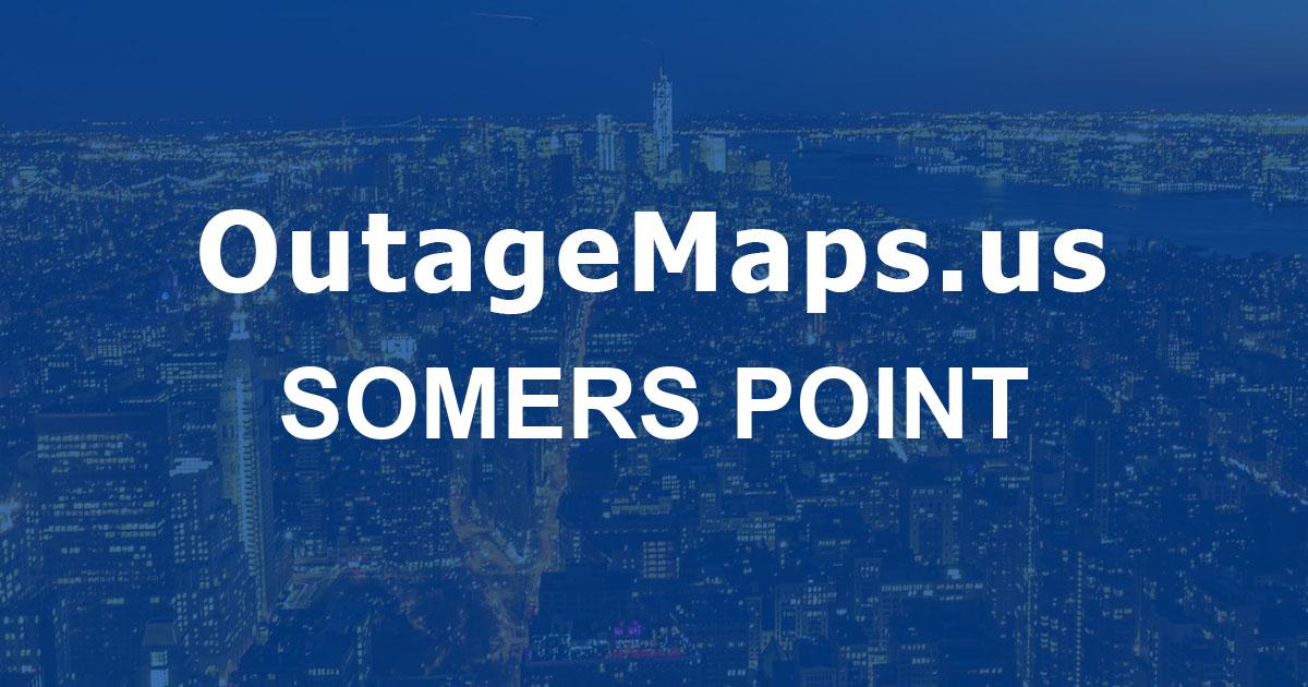 Somers Point Power Outages Map