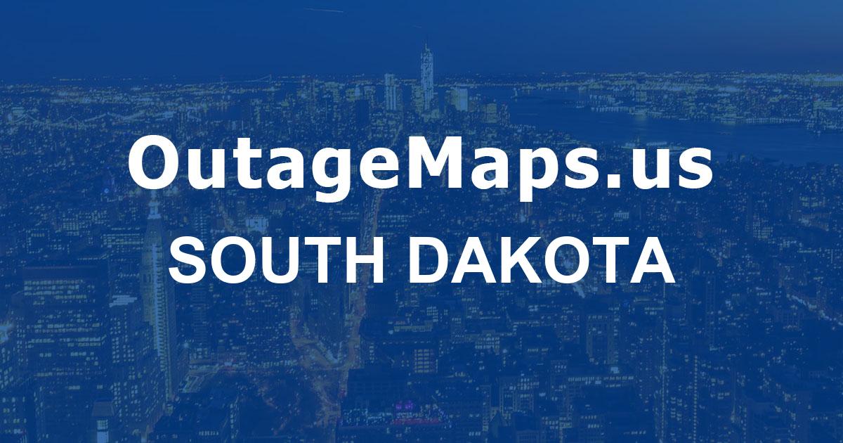 South Dakota Power Outages Map