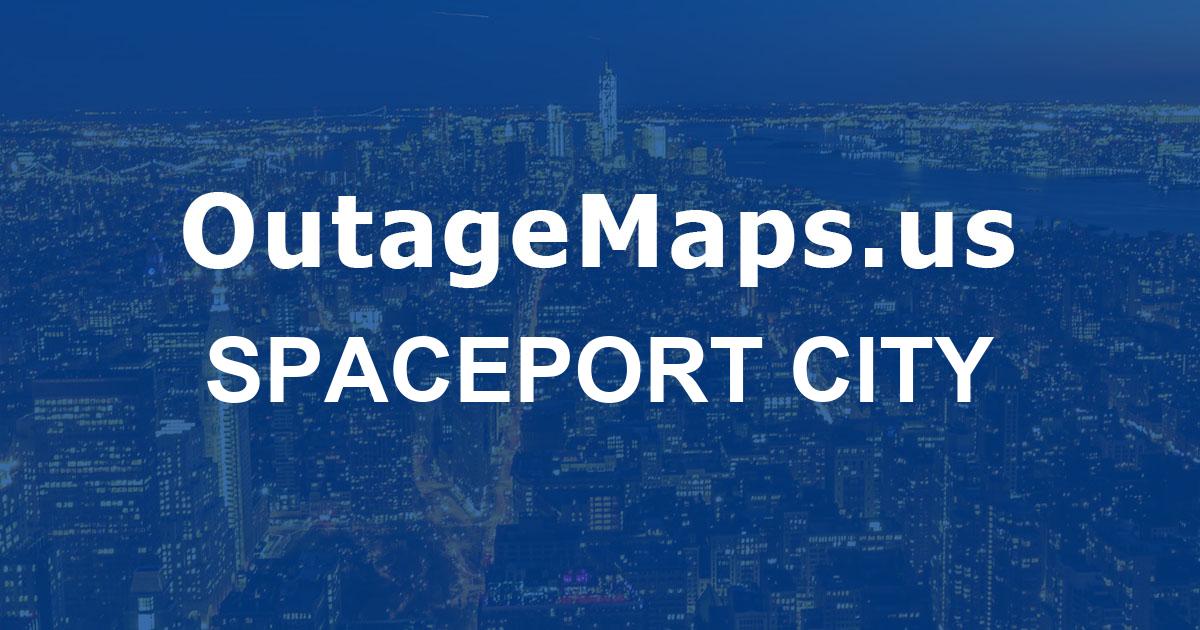 Spaceport City Power Outages Map