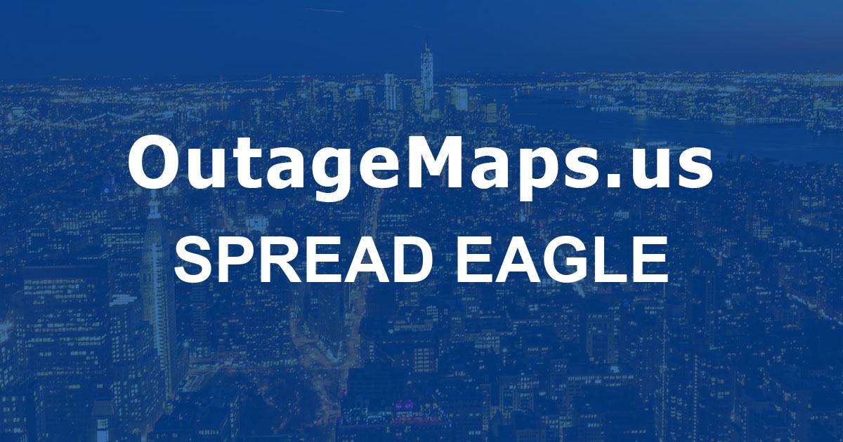 Spread Eagle Power Outages Map