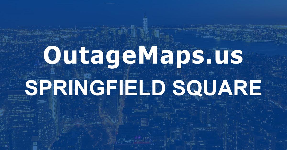 Springfield Square Power Outages Map