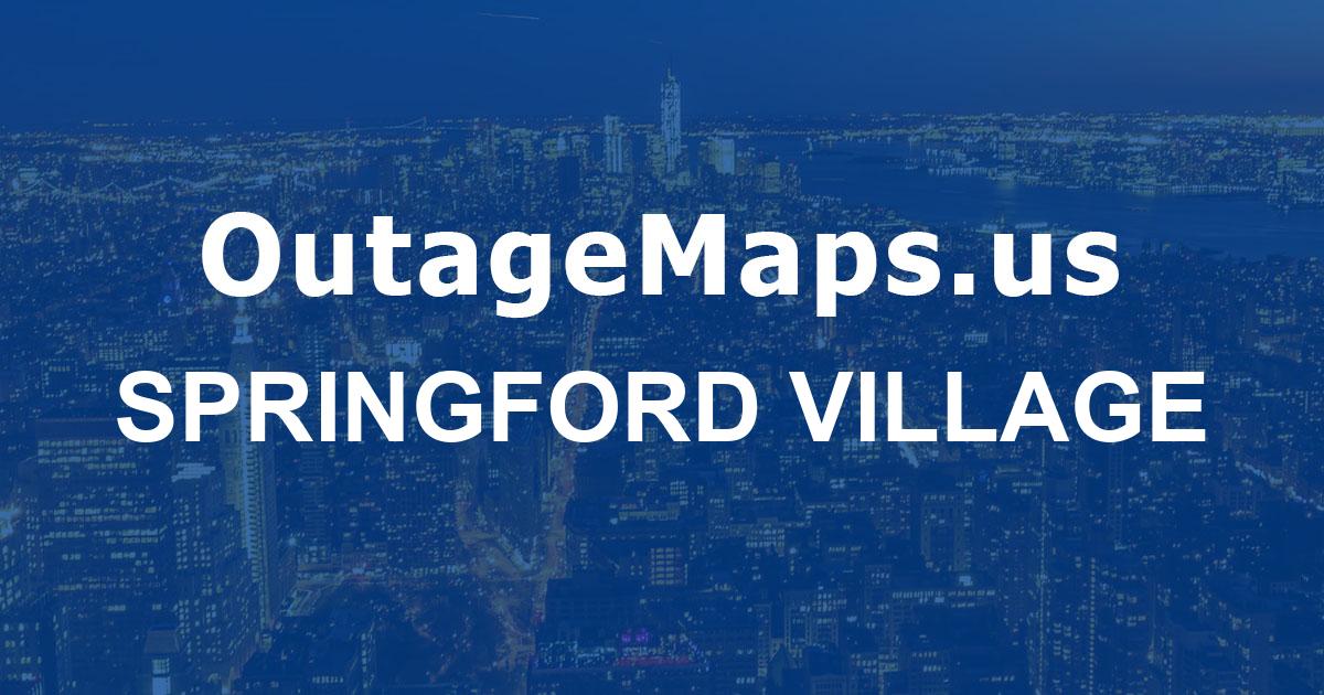 Springford Village Power Outages Map