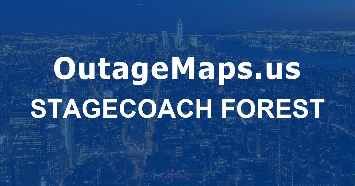 Stagecoach Forest Power Outages Map