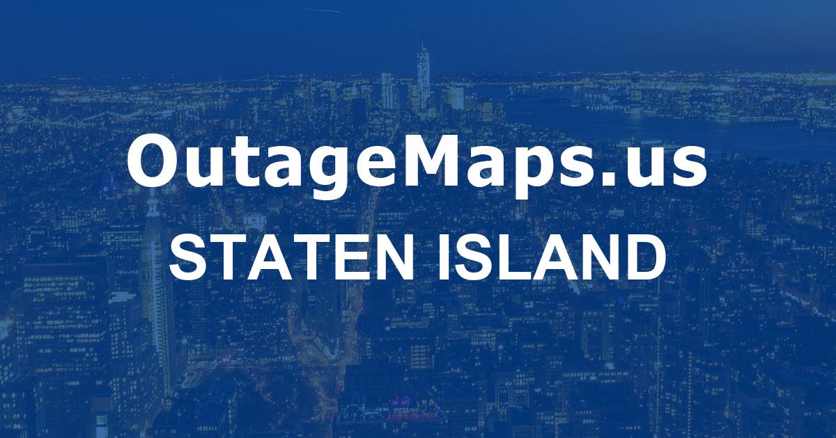 Staten Island Power Outages Map