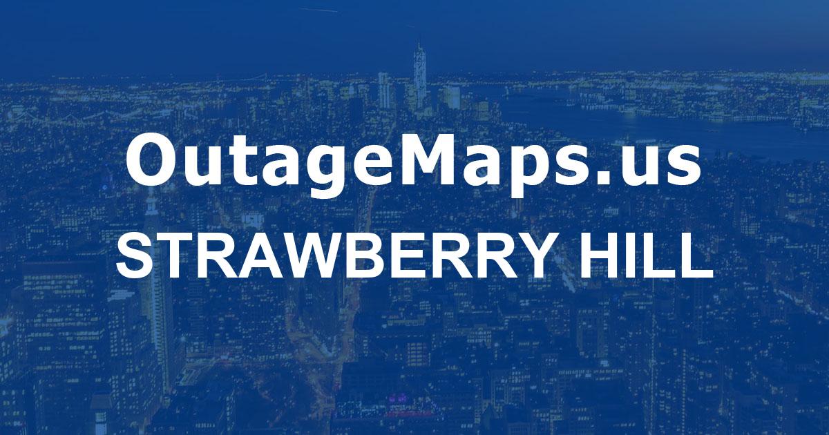 Strawberry Hill Power Outages Map