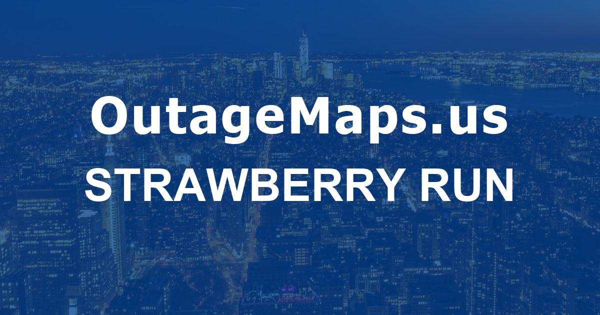Strawberry Run Power Outages Map