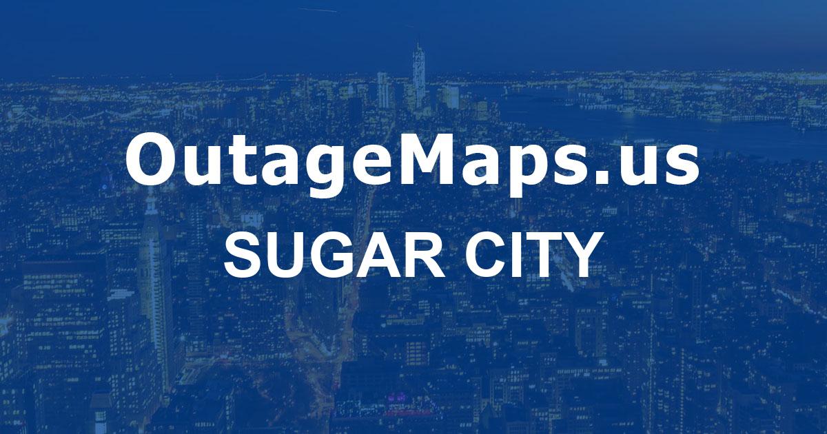 Sugar City Power Outages Map
