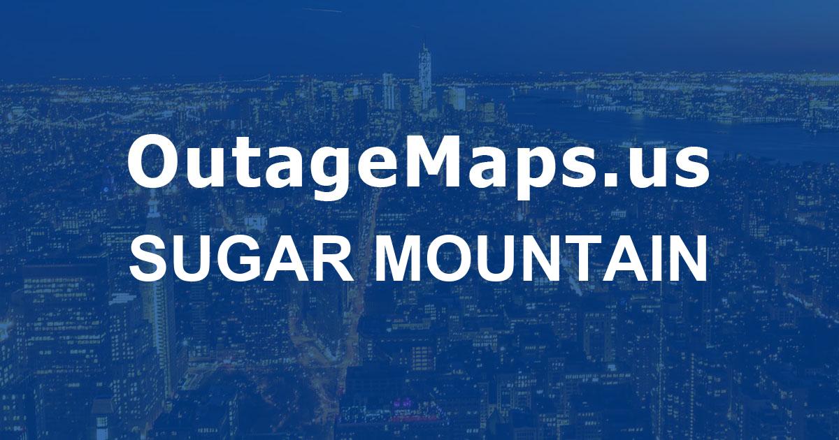 Sugar Mountain Power Outages Map
