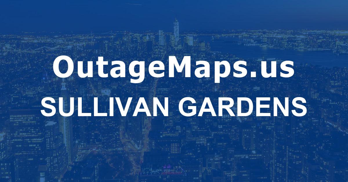 Sullivan Gardens Power Outages Map
