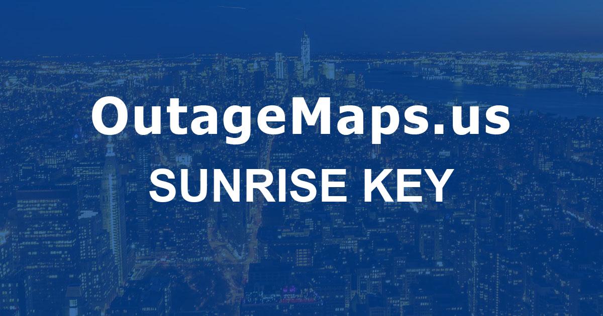 Sunrise Key Power Outages Map