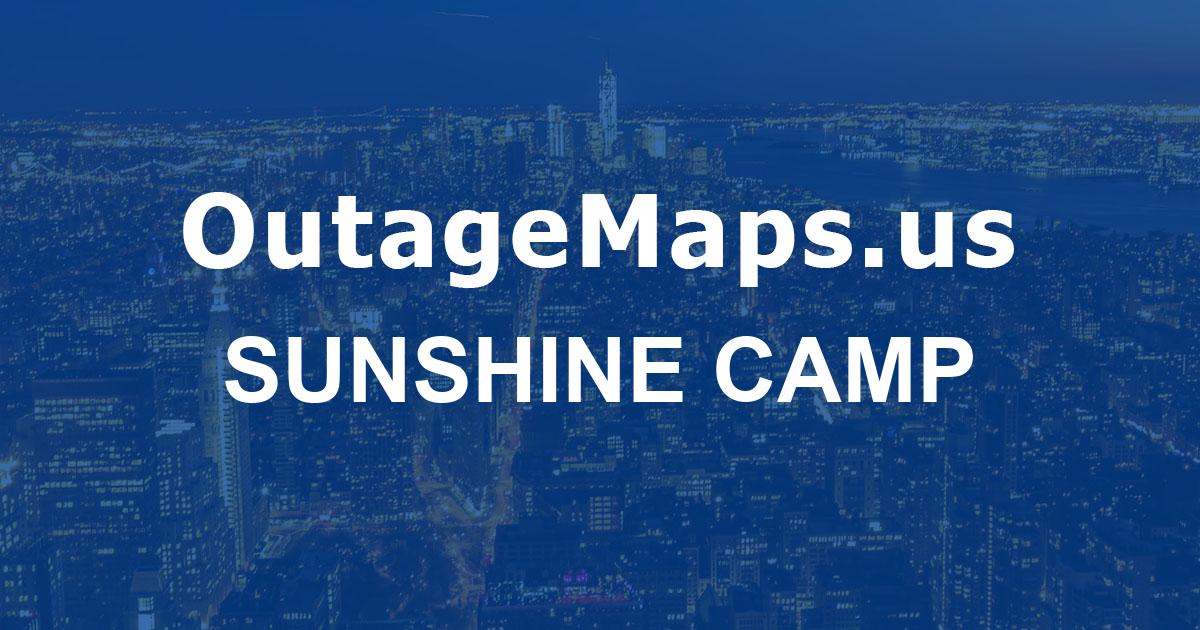 Sunshine Camp Power Outages Map