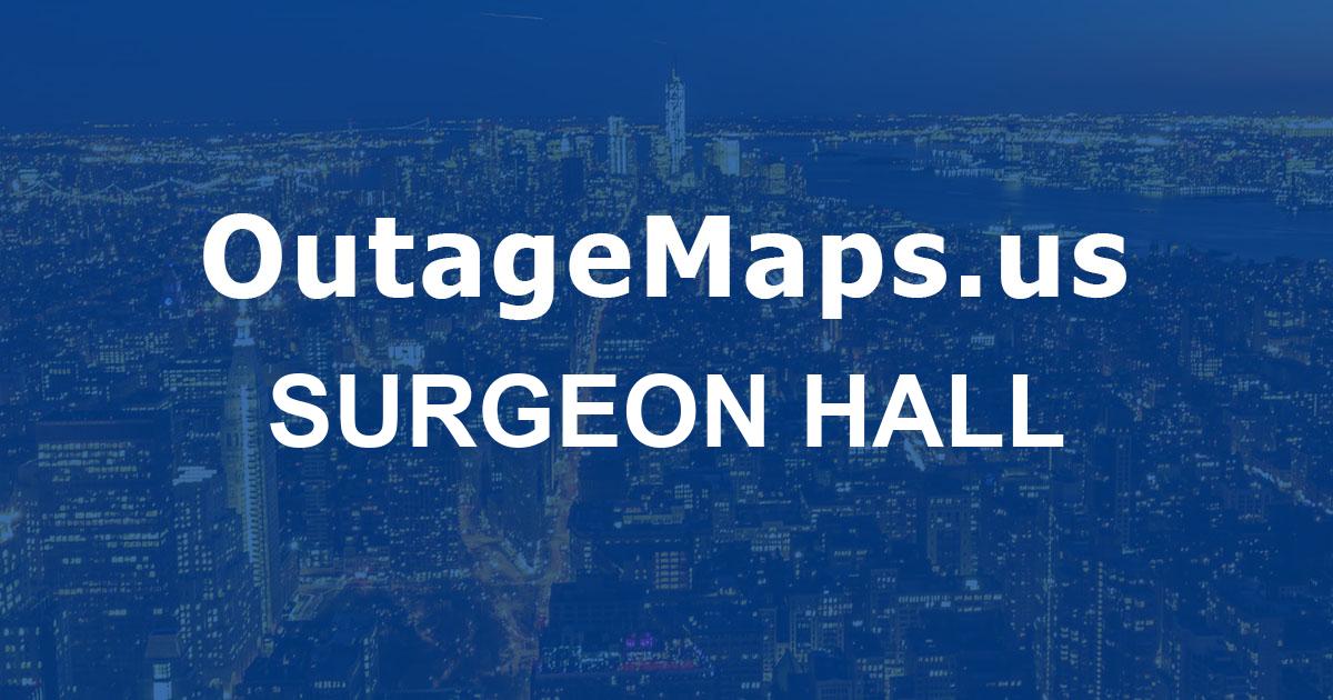 Surgeon Hall Power Outages Map