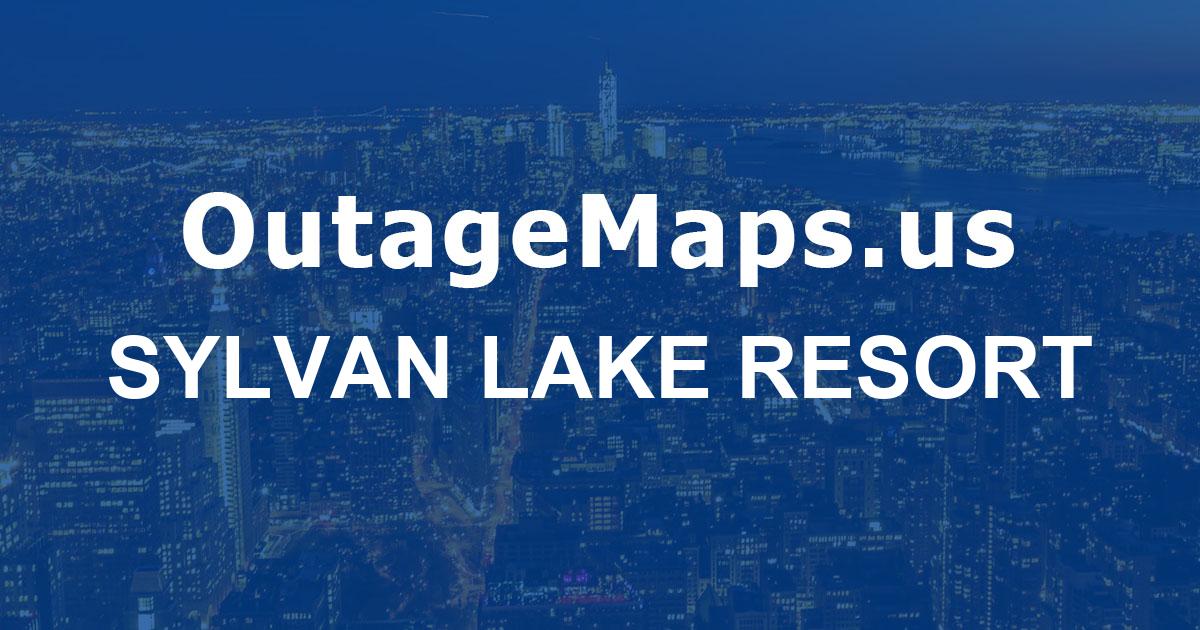 Sylvan Lake Resort Power Outages Map