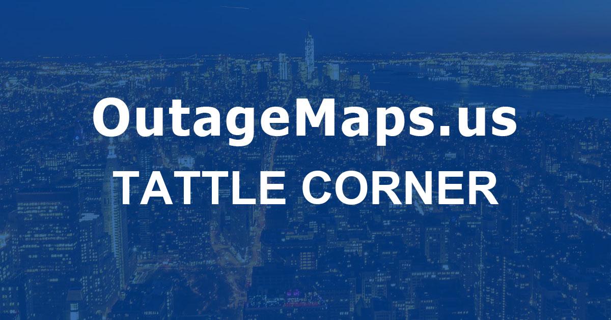Tattle Corner Power Outages Map