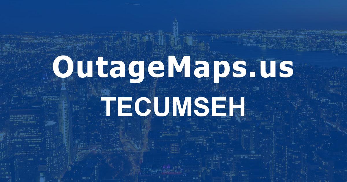 Tecumseh Power Outages Map