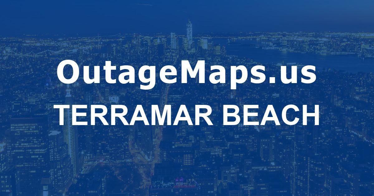 Terramar Beach Power Outages Map