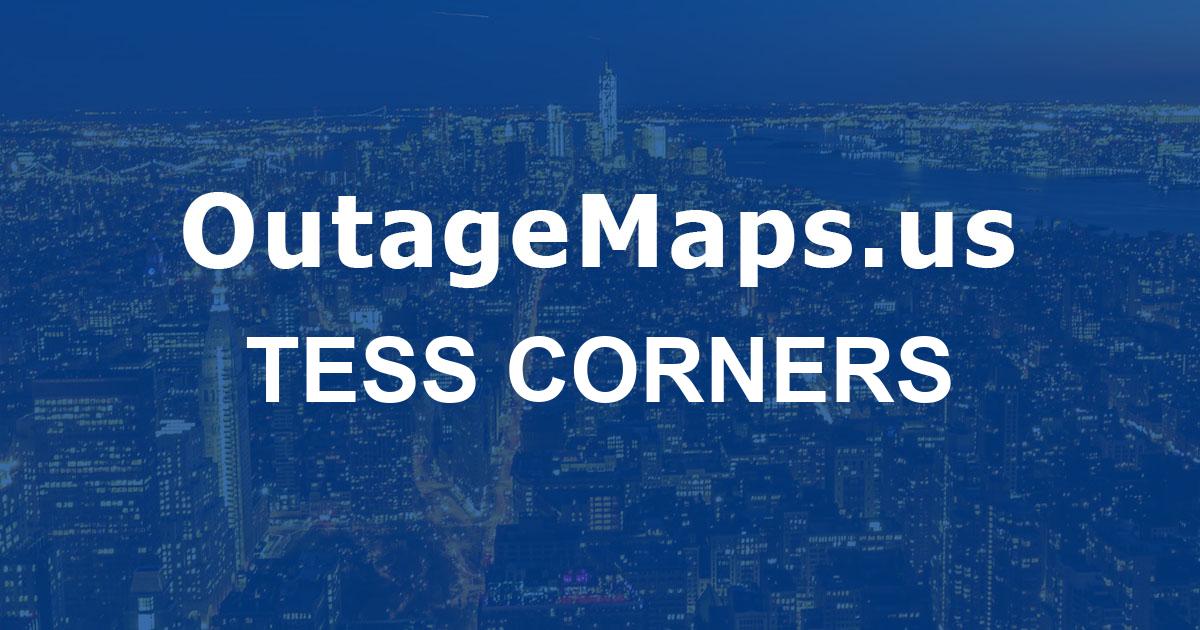 Tess Corners Power Outages Map
