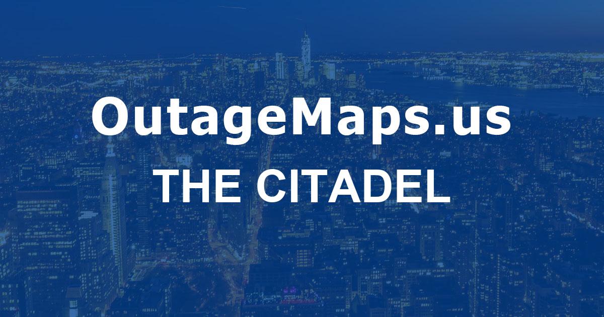 The Citadel Power Outages Map