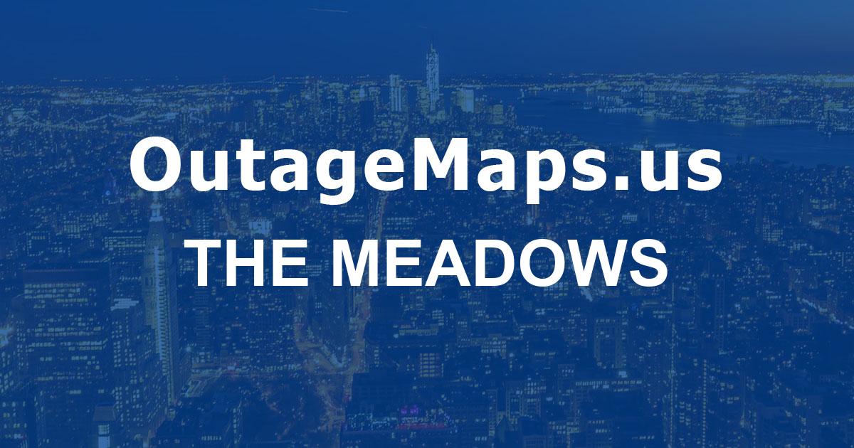 The Meadows Power Outages Map