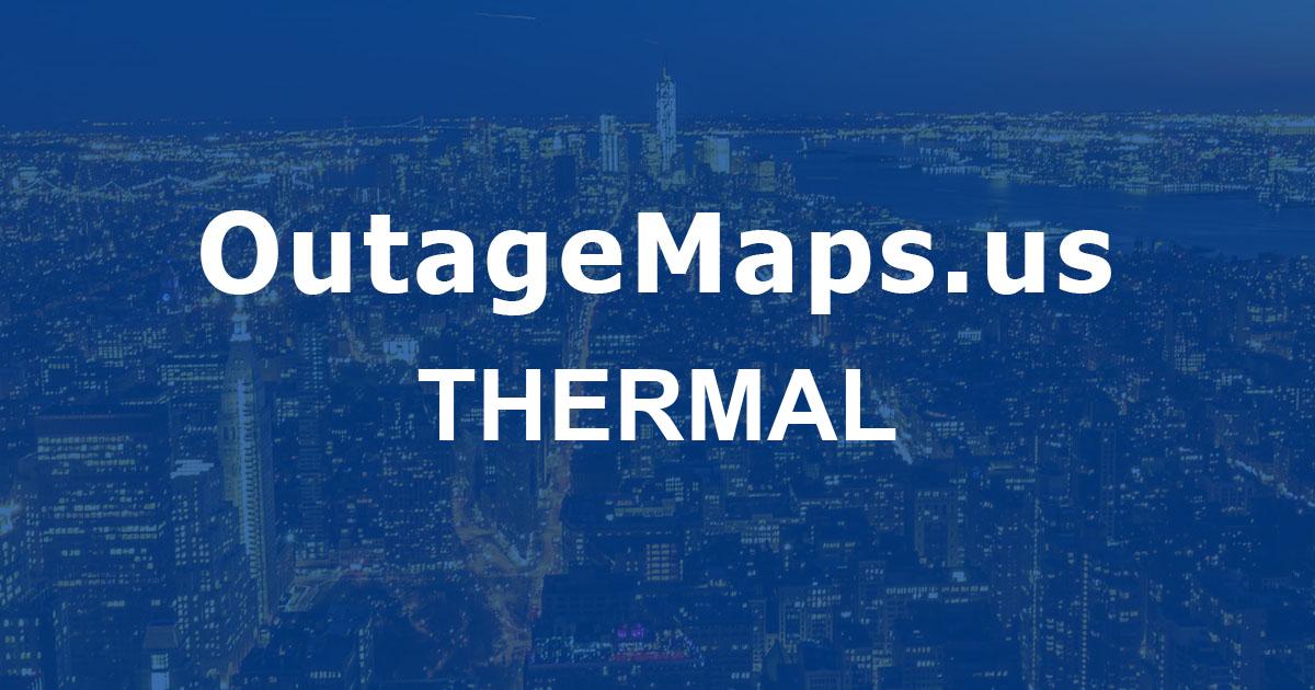 Thermal Power Outages Map