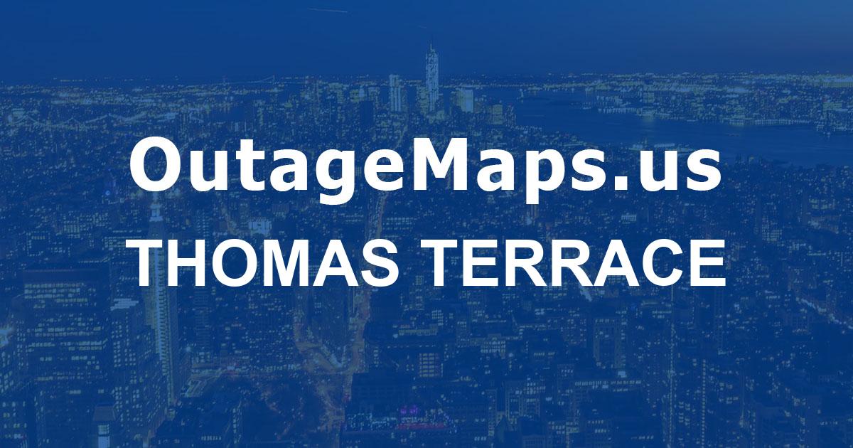 Thomas Terrace Power Outages Map