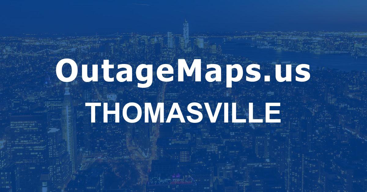 Thomasville Power Outages Map