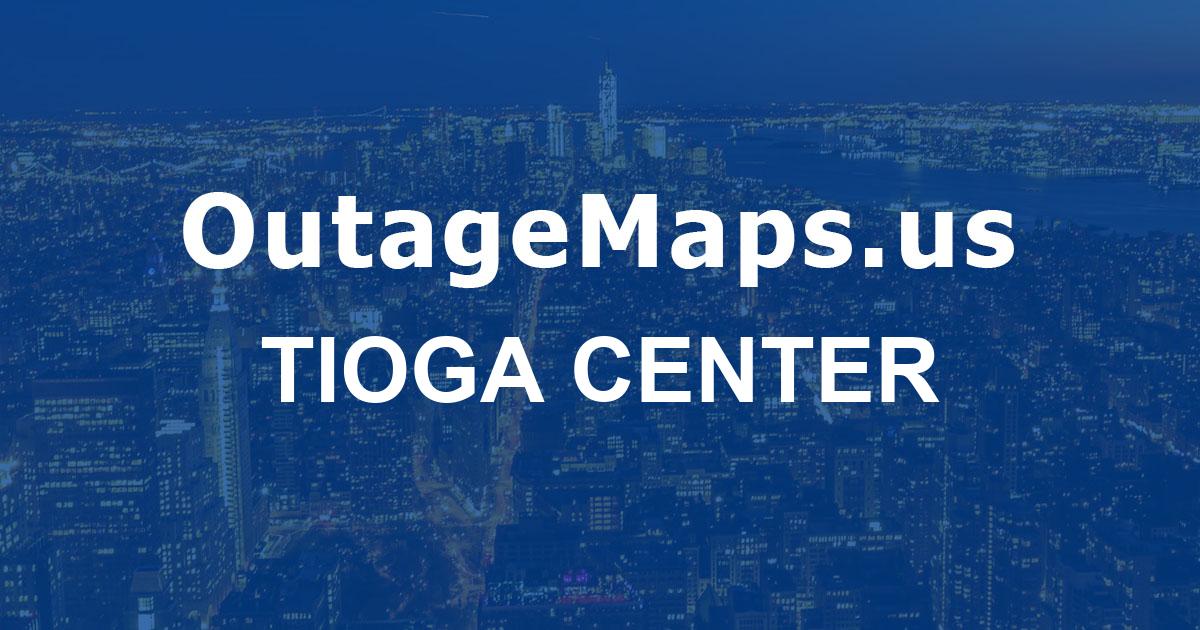Tioga Center Power Outages Map