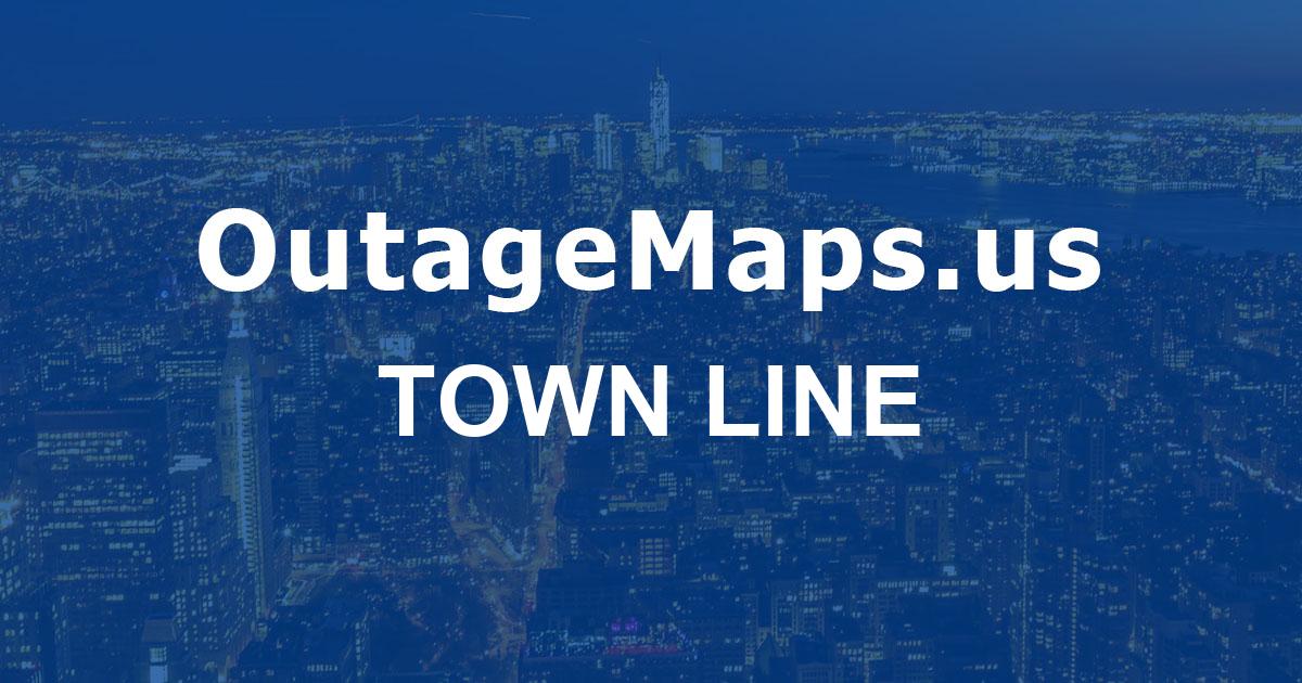 Town Line Power Outages Map