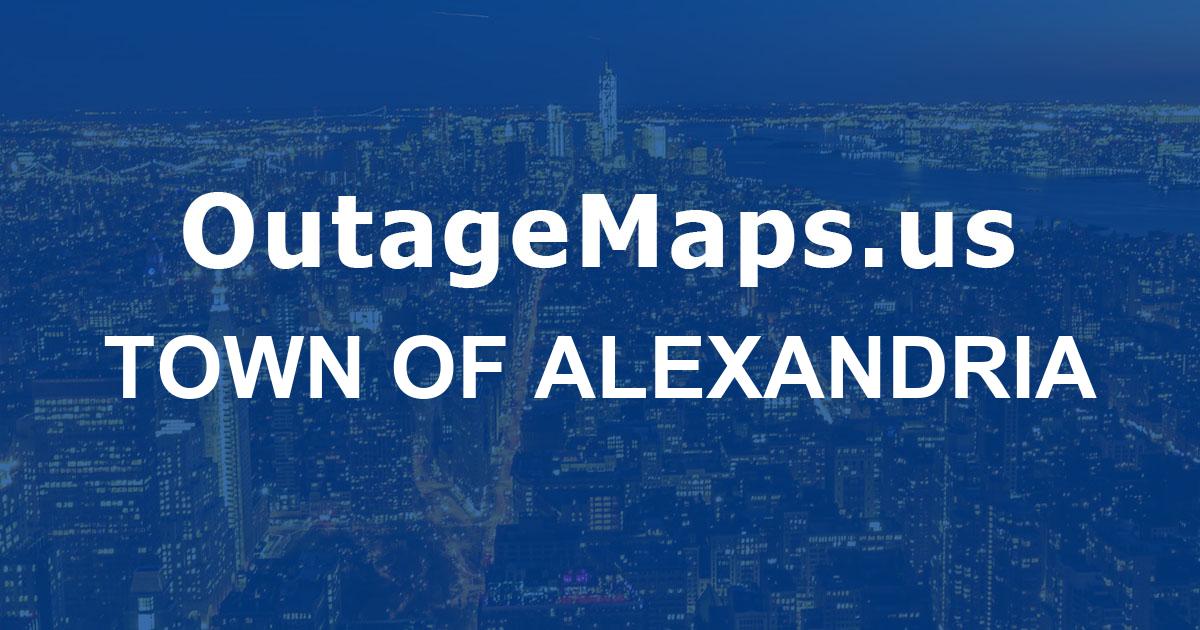 Town of Alexandria Power Outages Map