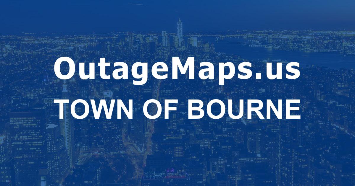 Town of Bourne Power Outages Map