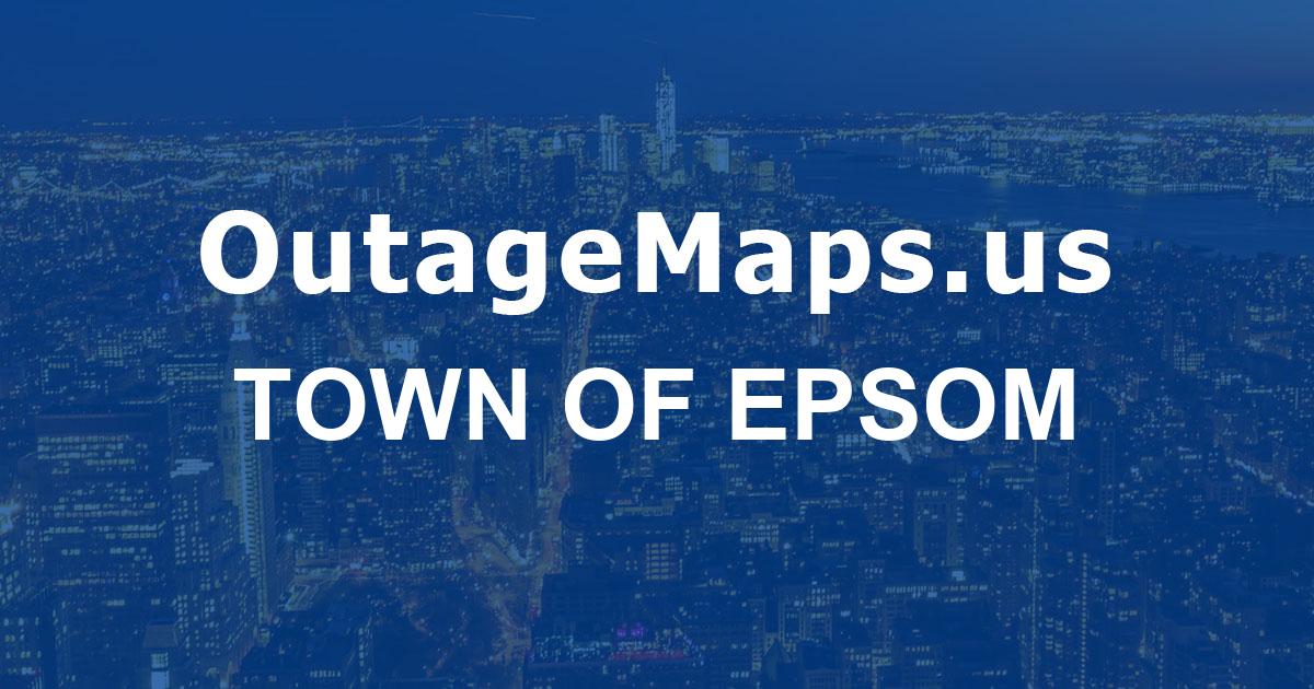 Town of Epsom Power Outages Map