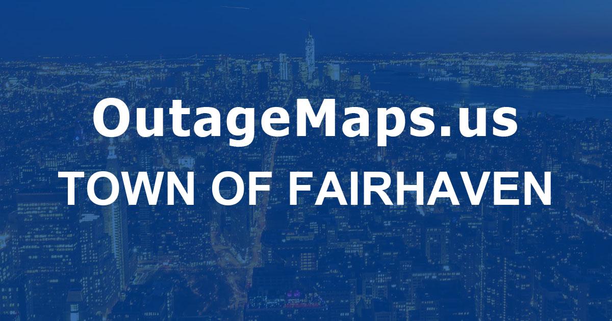Town of Fairhaven Power Outages Map