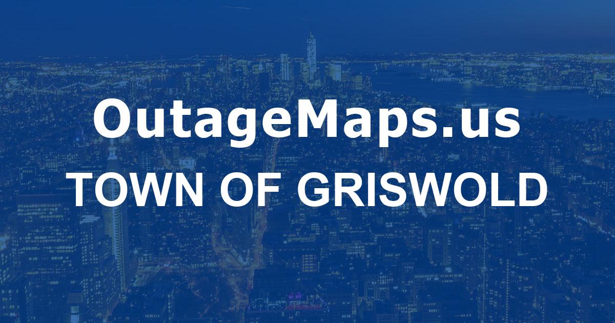 Town of Griswold Power Outages Map