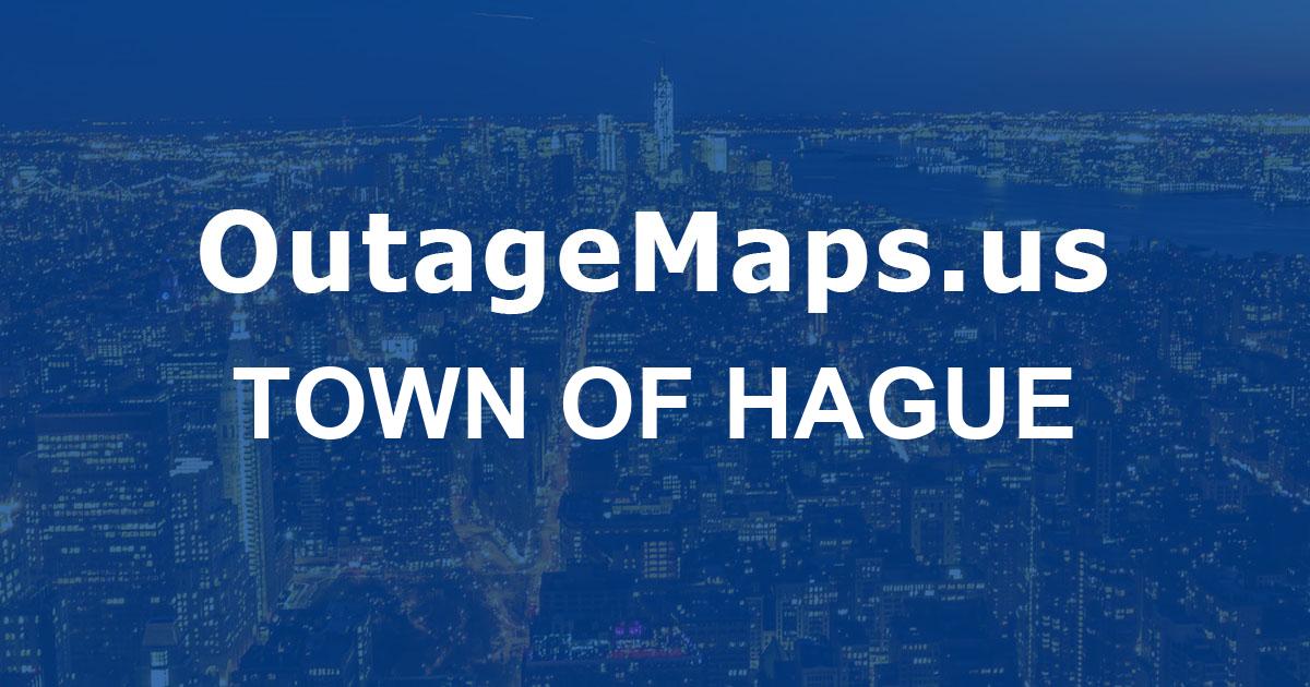 Town of Hague Power Outages Map